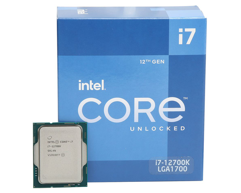 CPU Intel Core i7 12700K (Intel LGA1700 - 12 Core - 20 Thread - Base 3.6Ghz - Turbo 5.0Ghz ...
